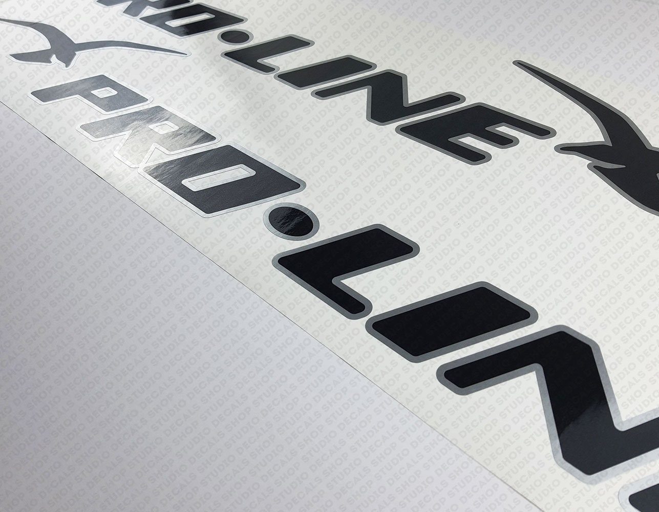 Pro Line Boat Logo Silver Decal Set of 2 X 40" - Etsy