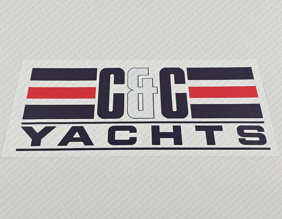 C&C Yachts Boat Logo Decal 11.75" - Etsy