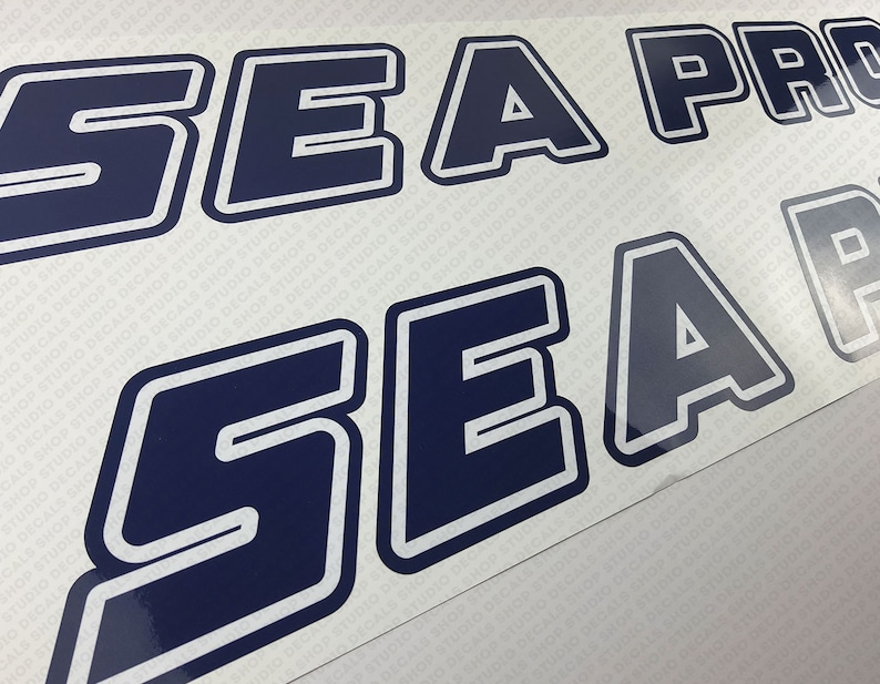 Sea Pro Boat Logo Decal Set of 2 - Etsy