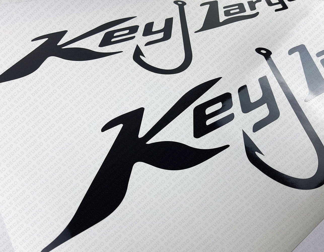 Key Largo Boat Logo Black Decal Set of 2 - Etsy