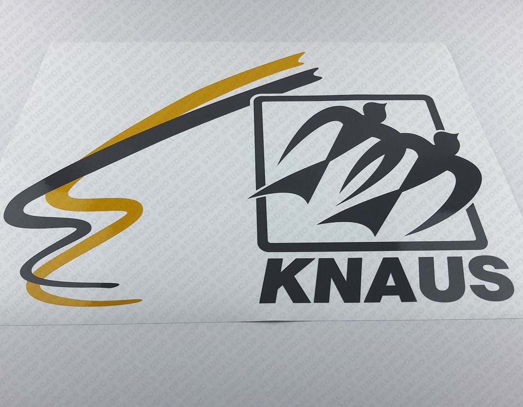 Knaus Abziehbild 50 cm Aufkleberreproduktion - Etsy.de