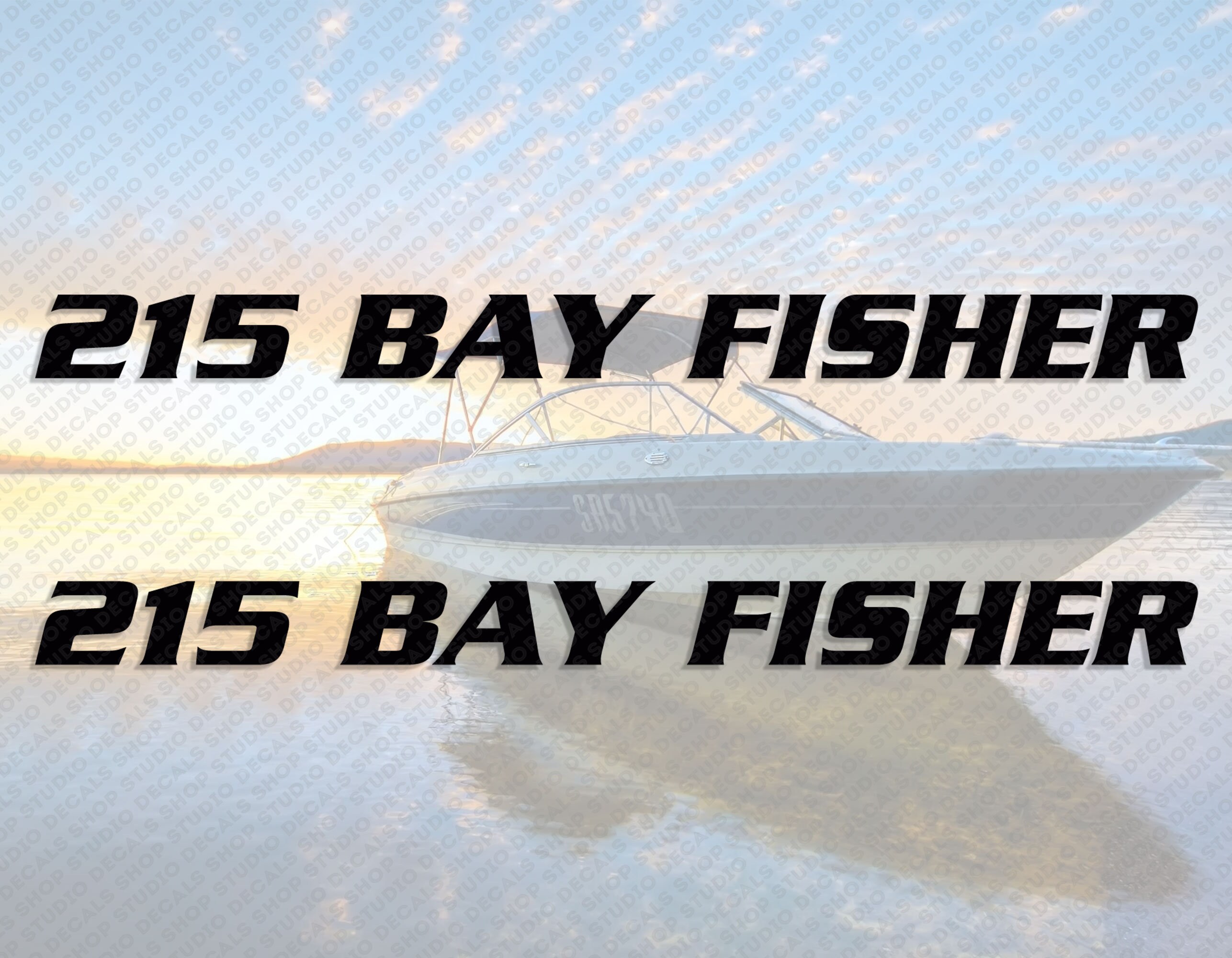 Sea Fox 215 Bay Fisher Boat Decal Set of 2 X 18.5 - Etsy