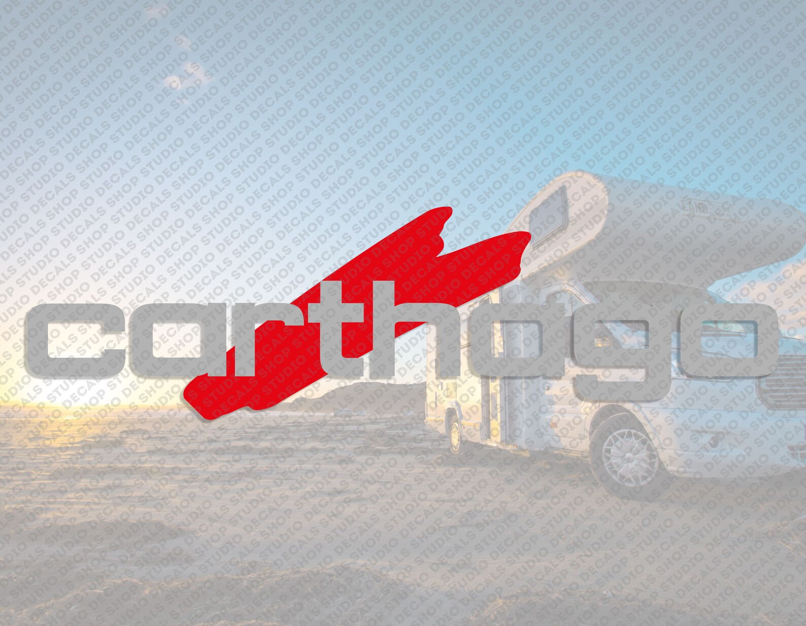 Carthago Logo Decal Sticker Reproduction - Etsy Australia