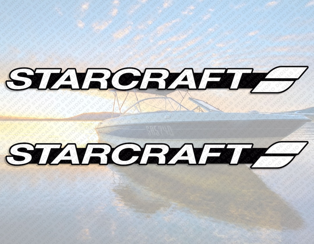 Starcraft Boat Logo V4 Decal Set of 2 X 20 - Etsy