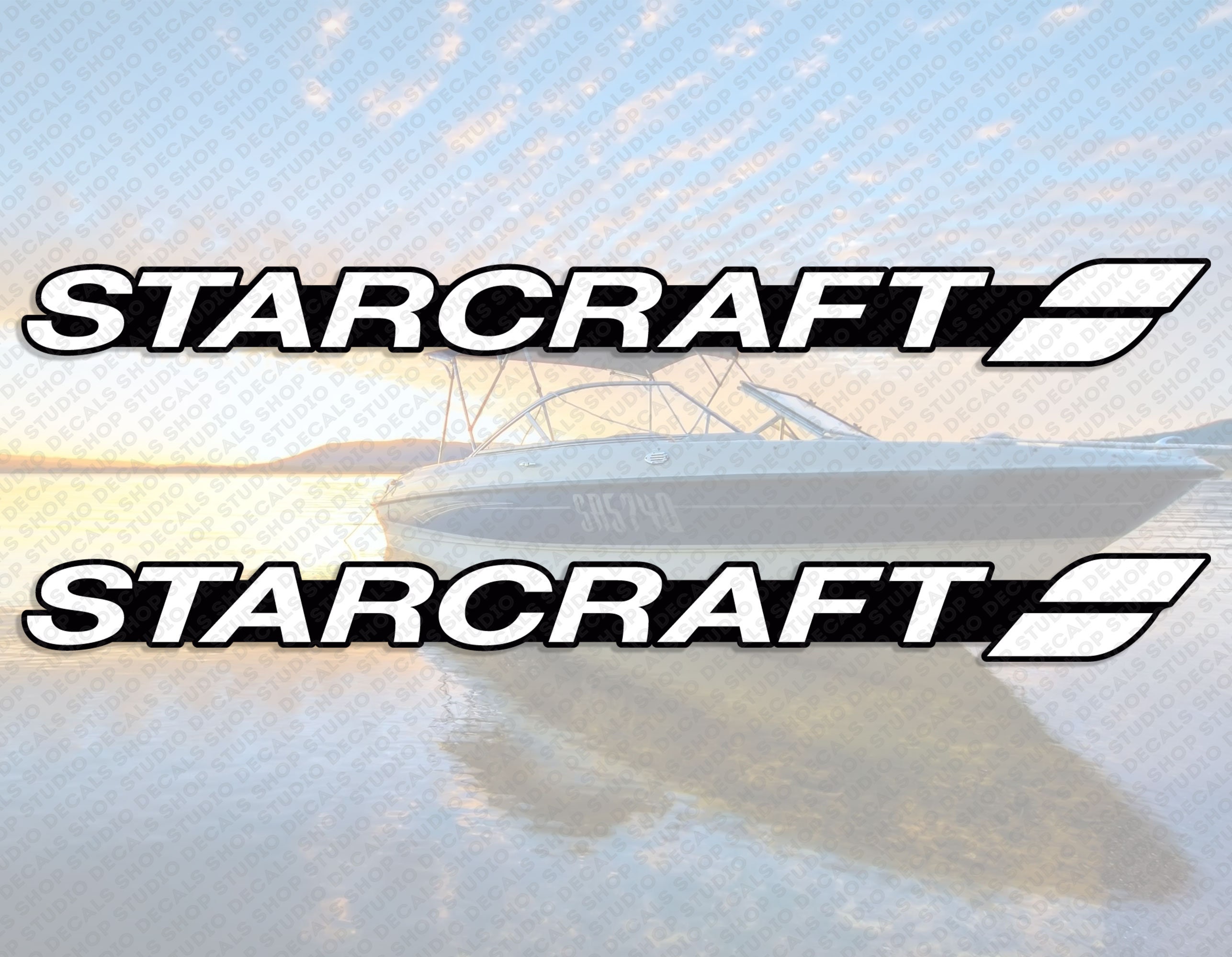 Starcraft Boat Logo V4 Decal Set of 2 X 20 - Etsy Canada