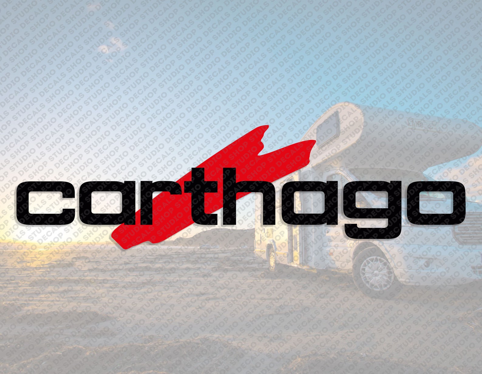 Carthago Logo Decal Sticker Reproduction - Etsy Australia