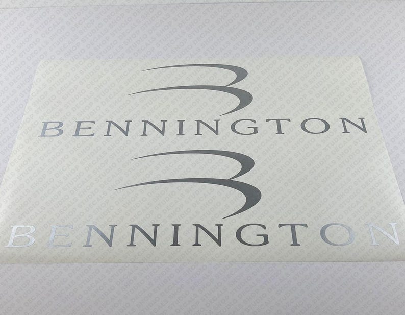 Bennington Boat Logo Decals Set of 2 X 22" - Etsy