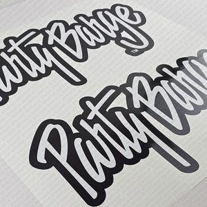 Sun Tracker Party Barge Pontoon Boat Decal Set of 2 - Etsy