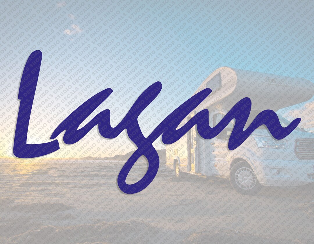 Lagan Logo Decal 50.5cm Sticker Reproduction - Etsy