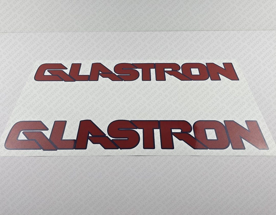 Glastron Boat Logo Red/blue Decals Set of 2 - Etsy