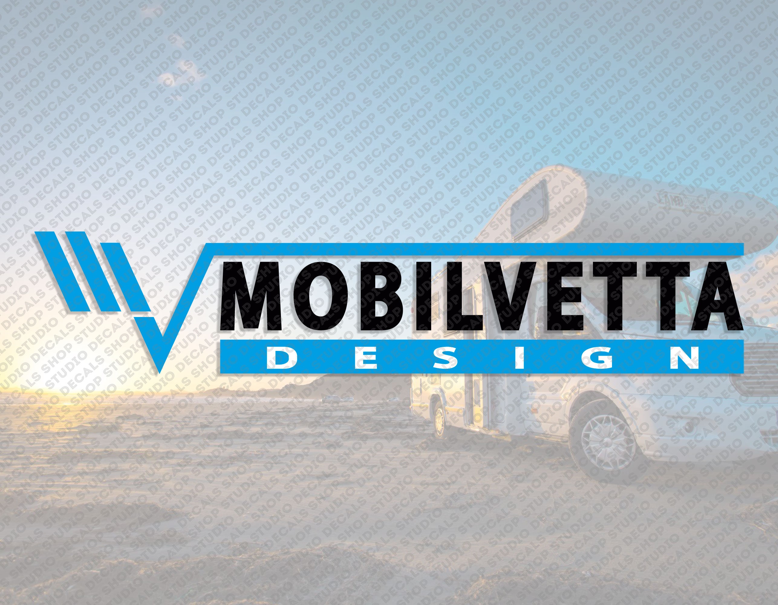 Mobilvetta Logo 55cm Decal Sticker Reproduction - Etsy UK