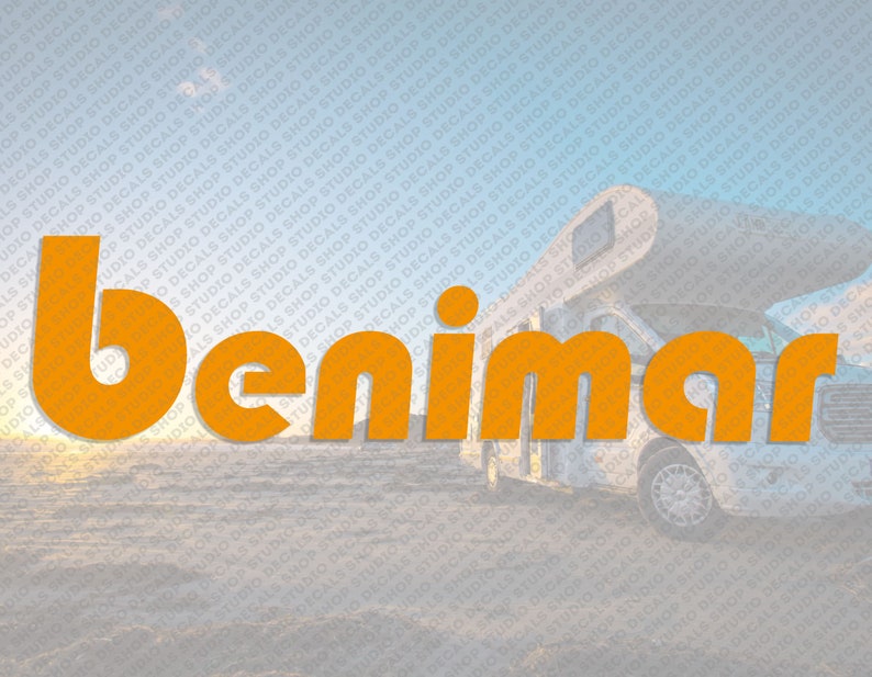 Benimar Logo Decal Sticker Reproduction - Etsy