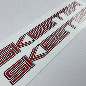 Skeeter Boat Logo V2 Decal Set of 2 - Etsy