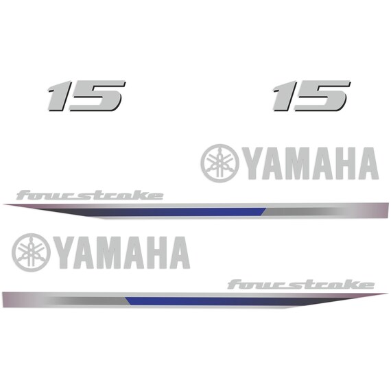 Yamaha 15 HP Four Stroke 2013 Outboard Engine Decals Sticker - Etsy