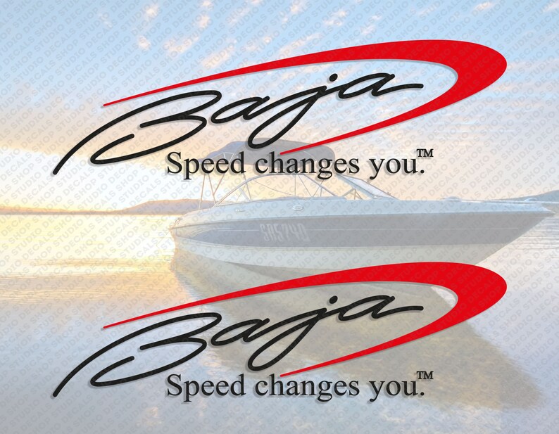 Baja Boat Logo Decals Set of 2 X 18 - Etsy Canada