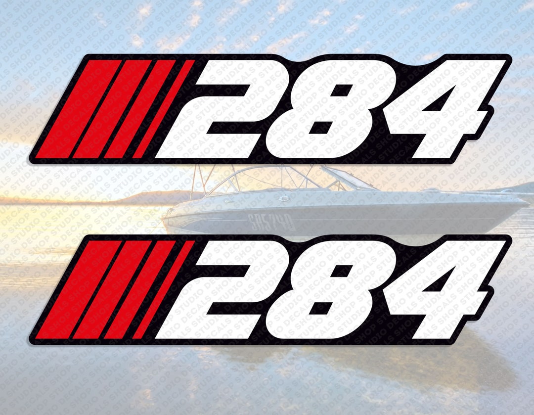 Stratos 284 Boat Logo Decal Set of 2 X 12" - Etsy