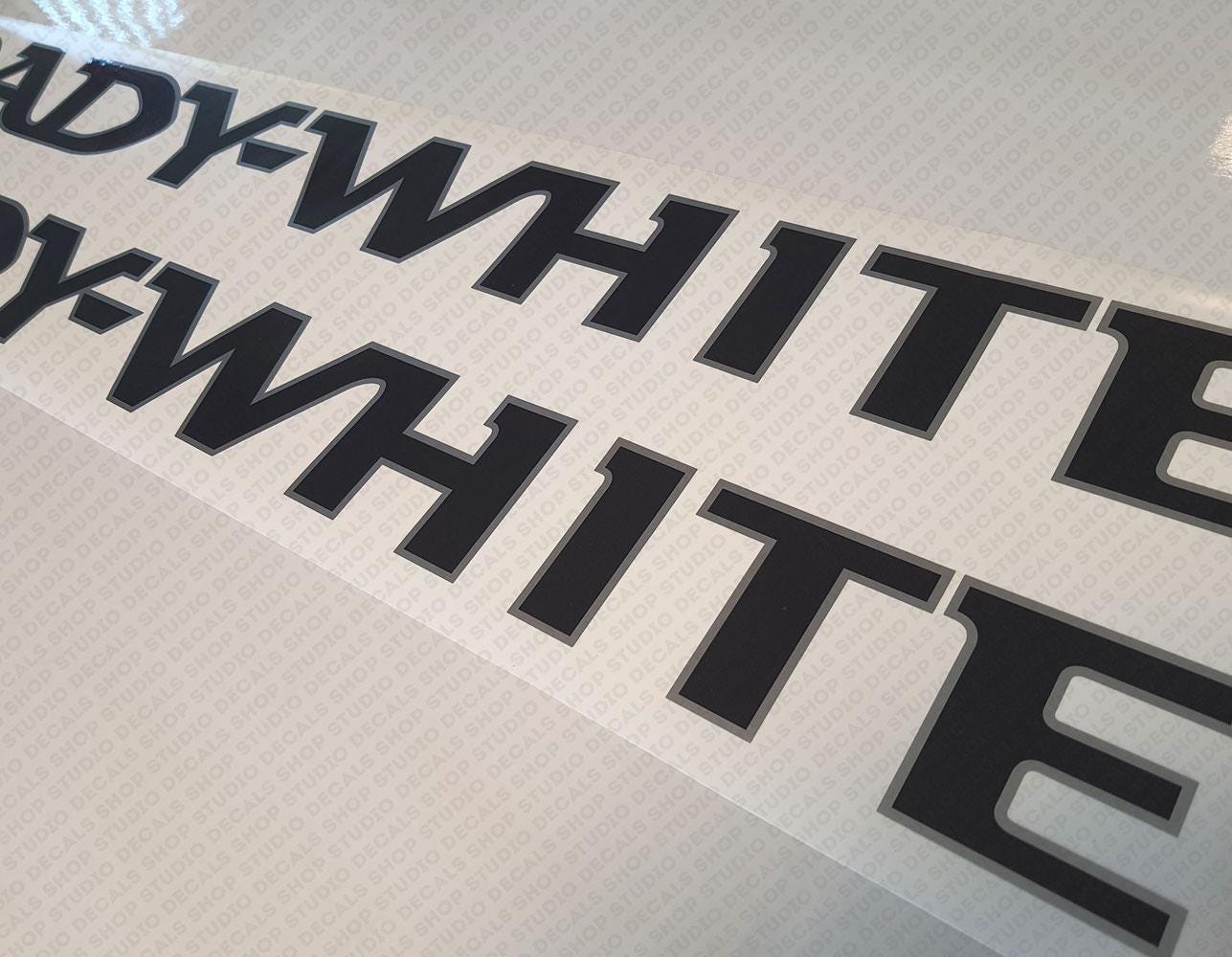 Grady White Boat Logo 2 Colors Decals Set of 2 - Etsy