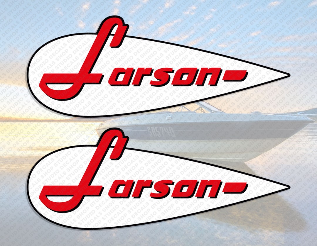Larson Boat Decal Set of 2 X 14.5" - Etsy