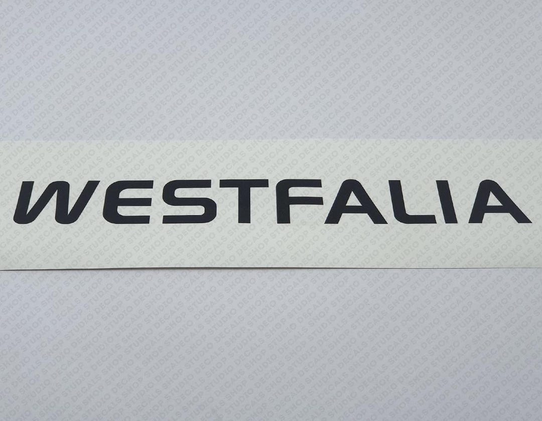 Westfalia Logo V2 Decal Sticker Reproduction - Etsy