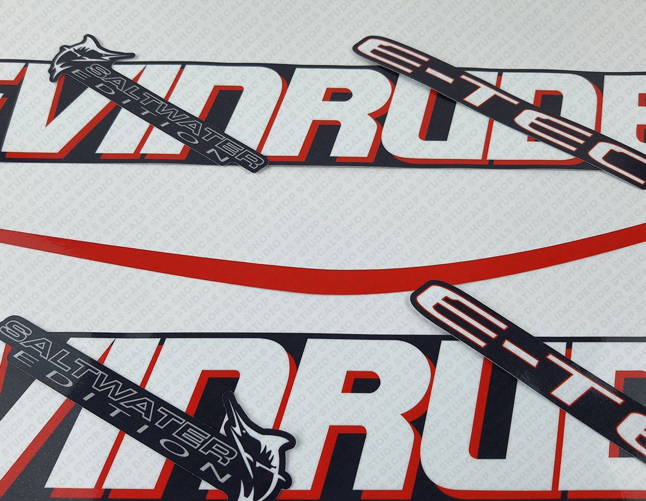 Evinrude 90HP E-tec Outboard Engine Decals Sticker Set Reproduction - Etsy