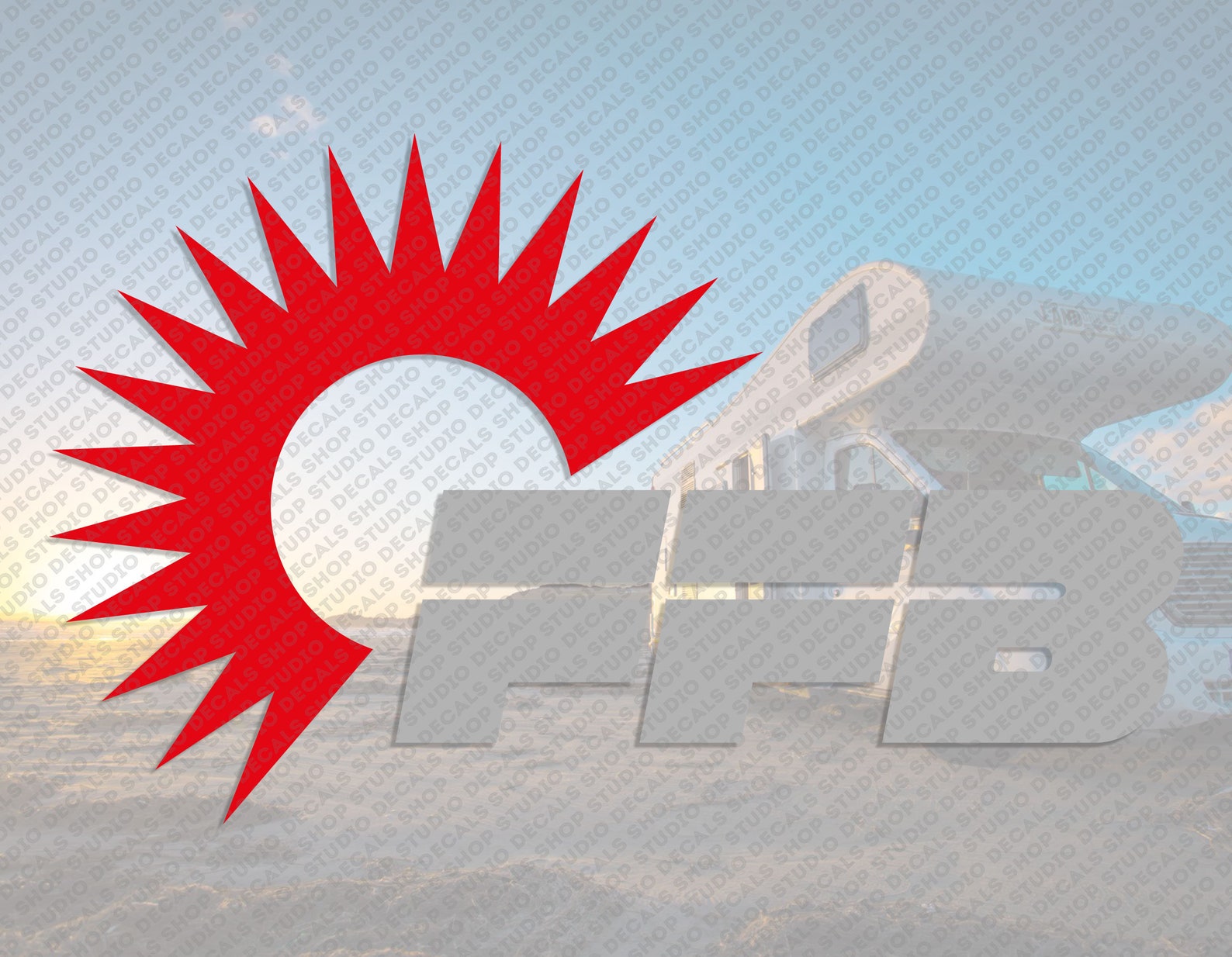 FFB Logo Decal Sticker Reproduction - Etsy
