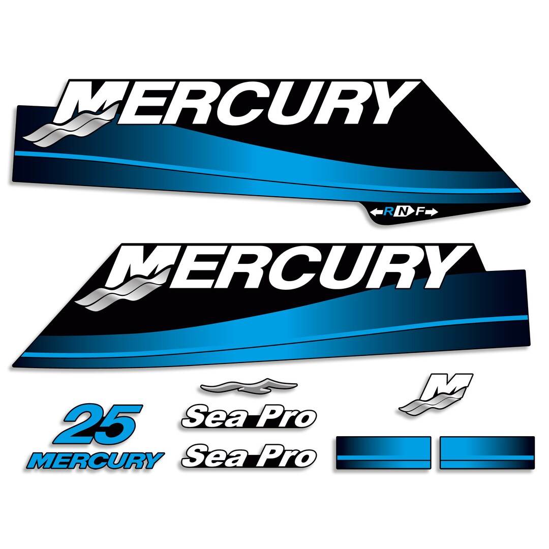 Mercury 25 HP Two Stroke 2001-2006 Sea Pro Two Cylinders for Tohatsu ...