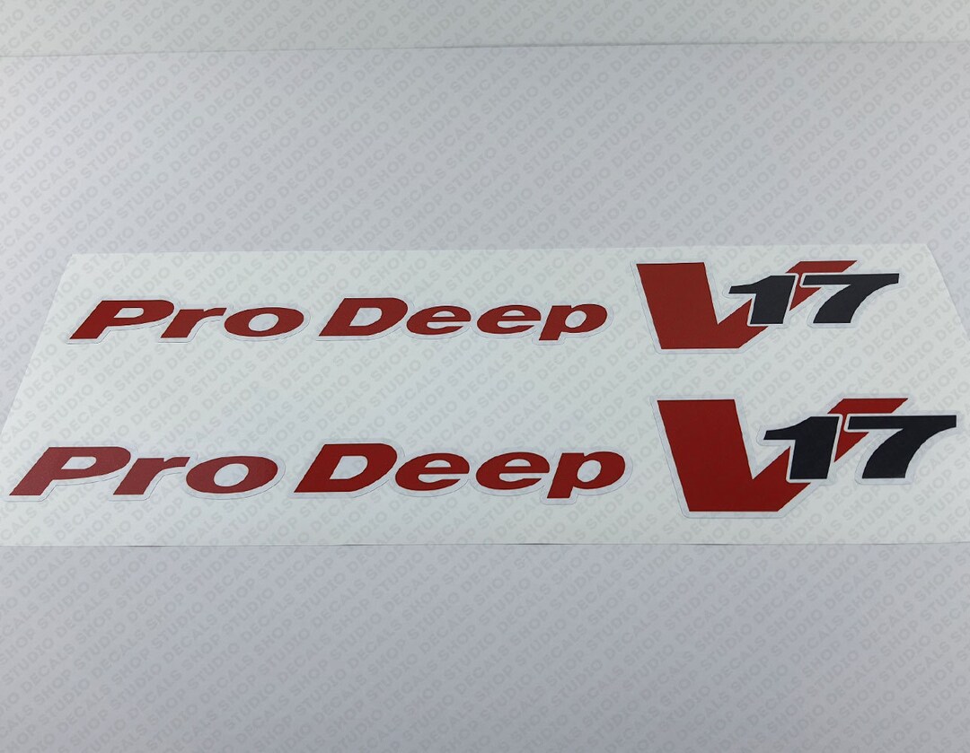 Bass Tracker Pro Deep V17 Boat Logo Decals Set of 2 X 21" - Etsy