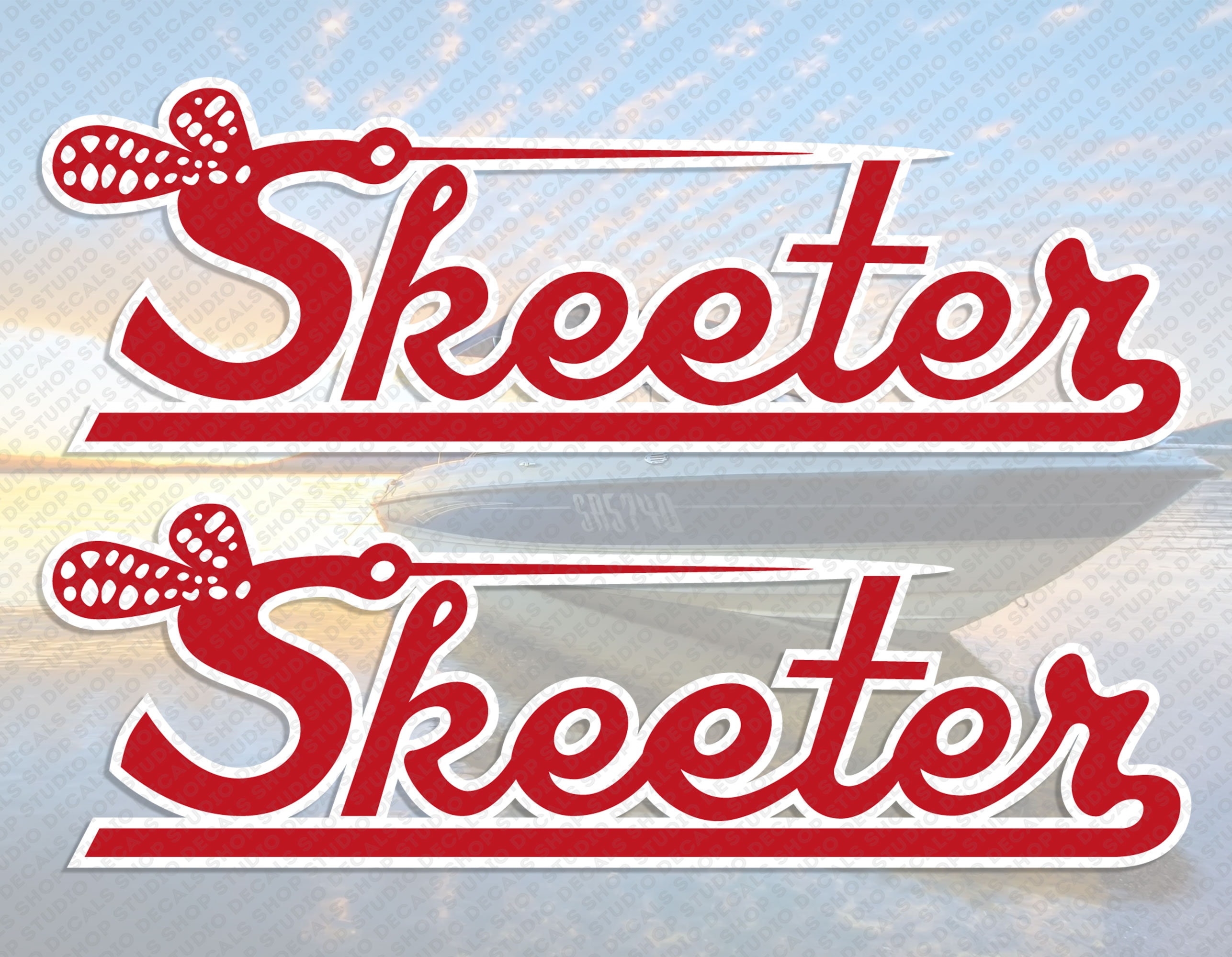 Skeeter Boat Logo V1 Decal Set of 2 X 20 - Etsy