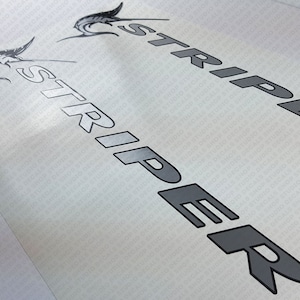 Seaswirl Striper Boat Logo Gold/silver Decal Set of 2 - Etsy