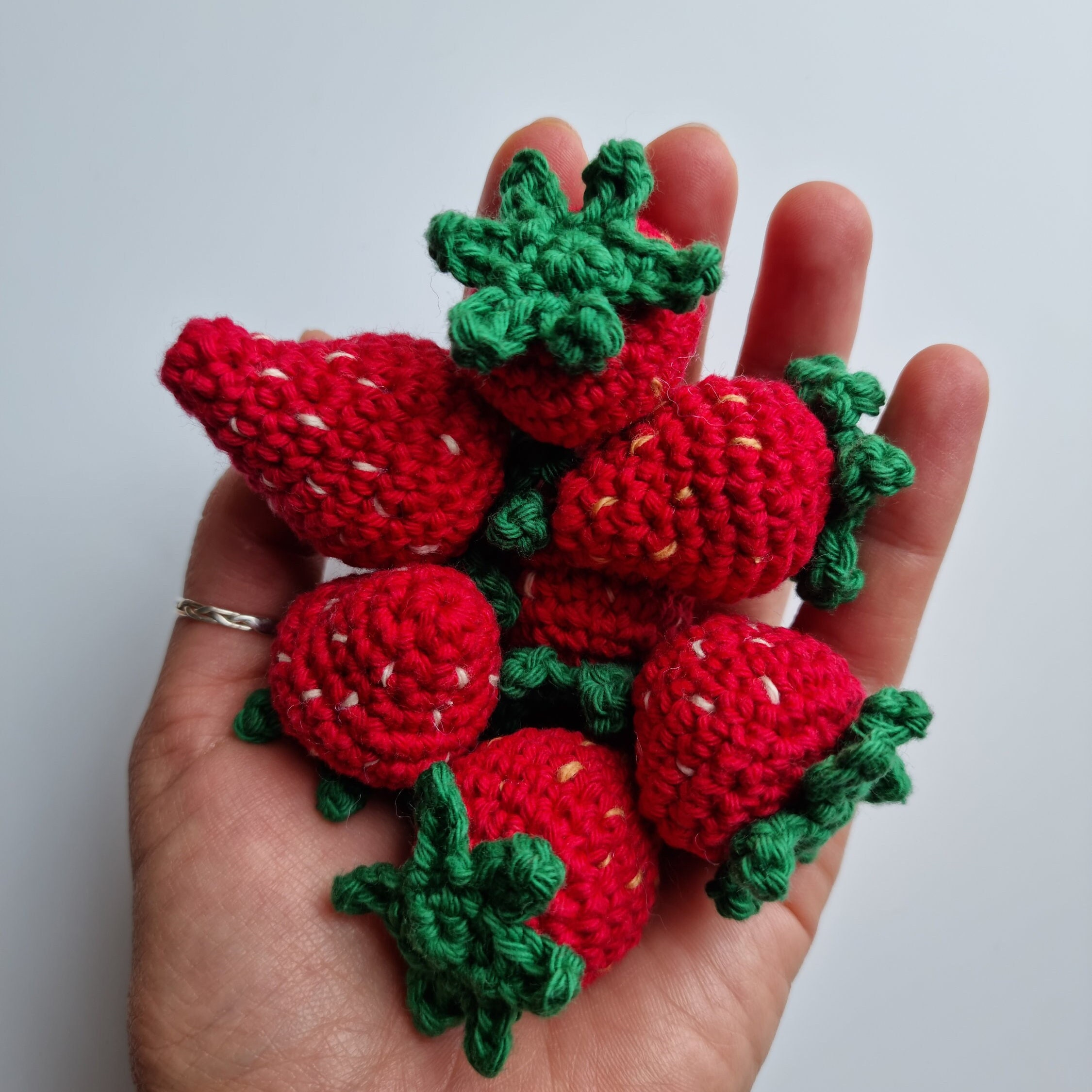 Strawberry Crochet Pattern - Digital PDF Download - Etsy