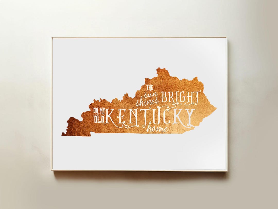 My Old Kentucky Home Autumn Art Print, Fall Colors, Fall Aesthetic ...