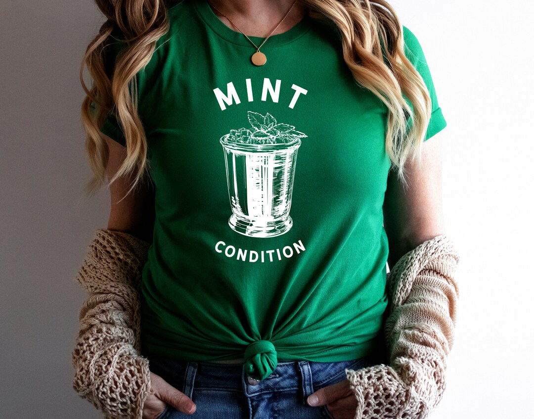 Mint Condition Mint Julep Kelly Green T-shirt Kentucky Derby Apparel ...