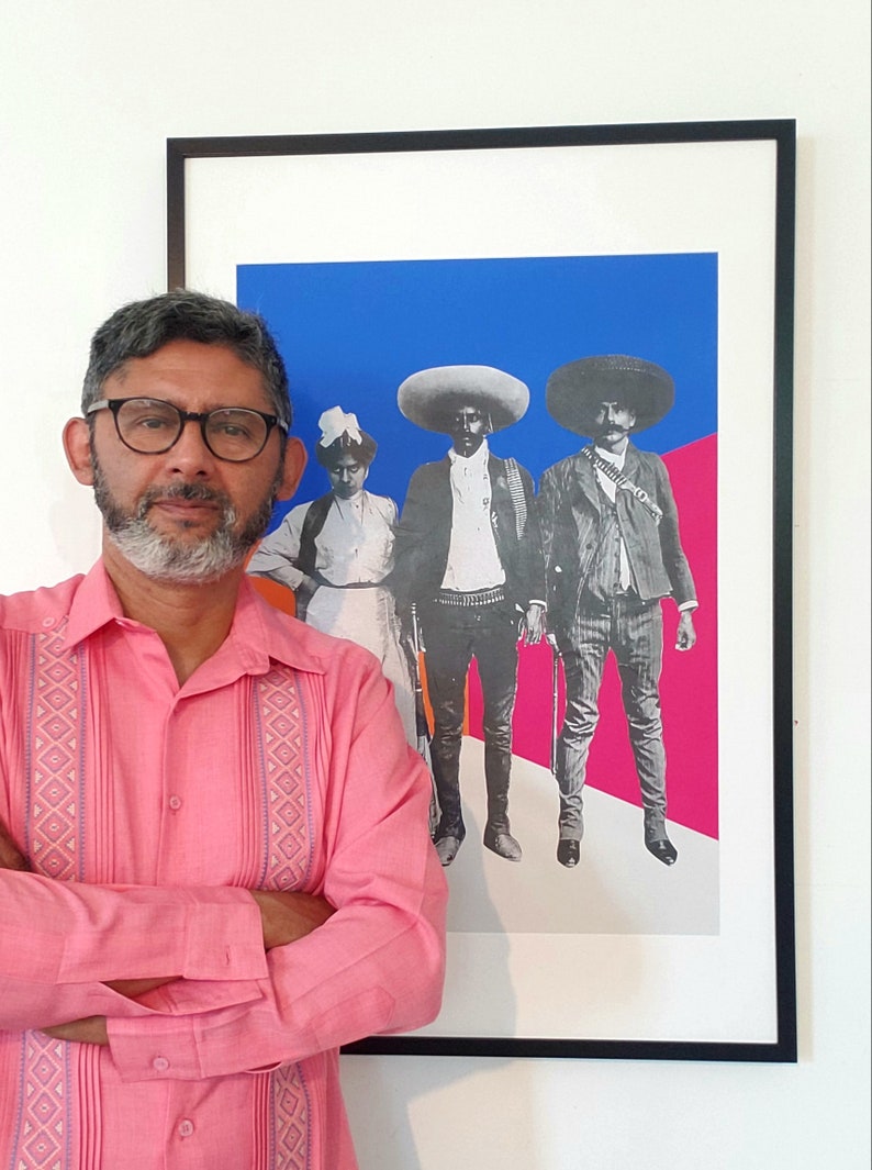 Big Artwork Collage Mexican Revolution Emiliano Zapata Pop Art - Etsy