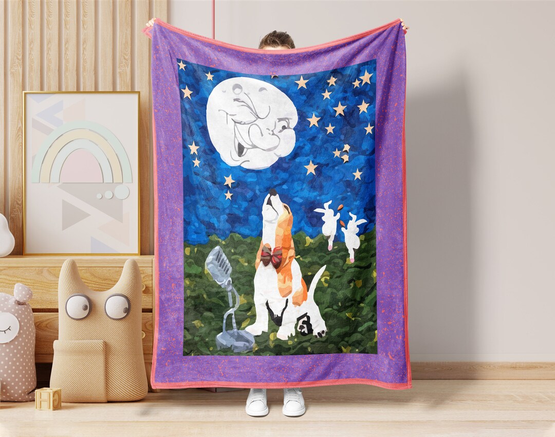 Cute Basset Hound Blanket Basset Hound Mom Blanket Dog Mom - Etsy