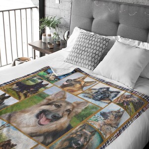 German Shepherd Blanket, Dog Lover Blanket, German Shepherd Lover ...