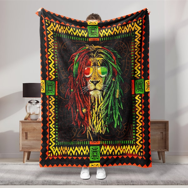 Rasta Blanket - Etsy