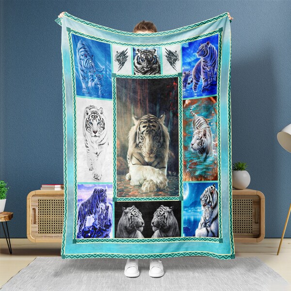 Tiger Blanket - Etsy