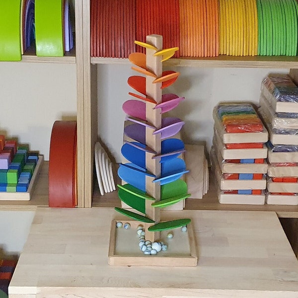 Wooden Marble Run - Etsy