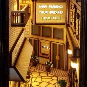 Book Nook Alley USA Bookshelf Insert Diorama - Customizable - Etsy