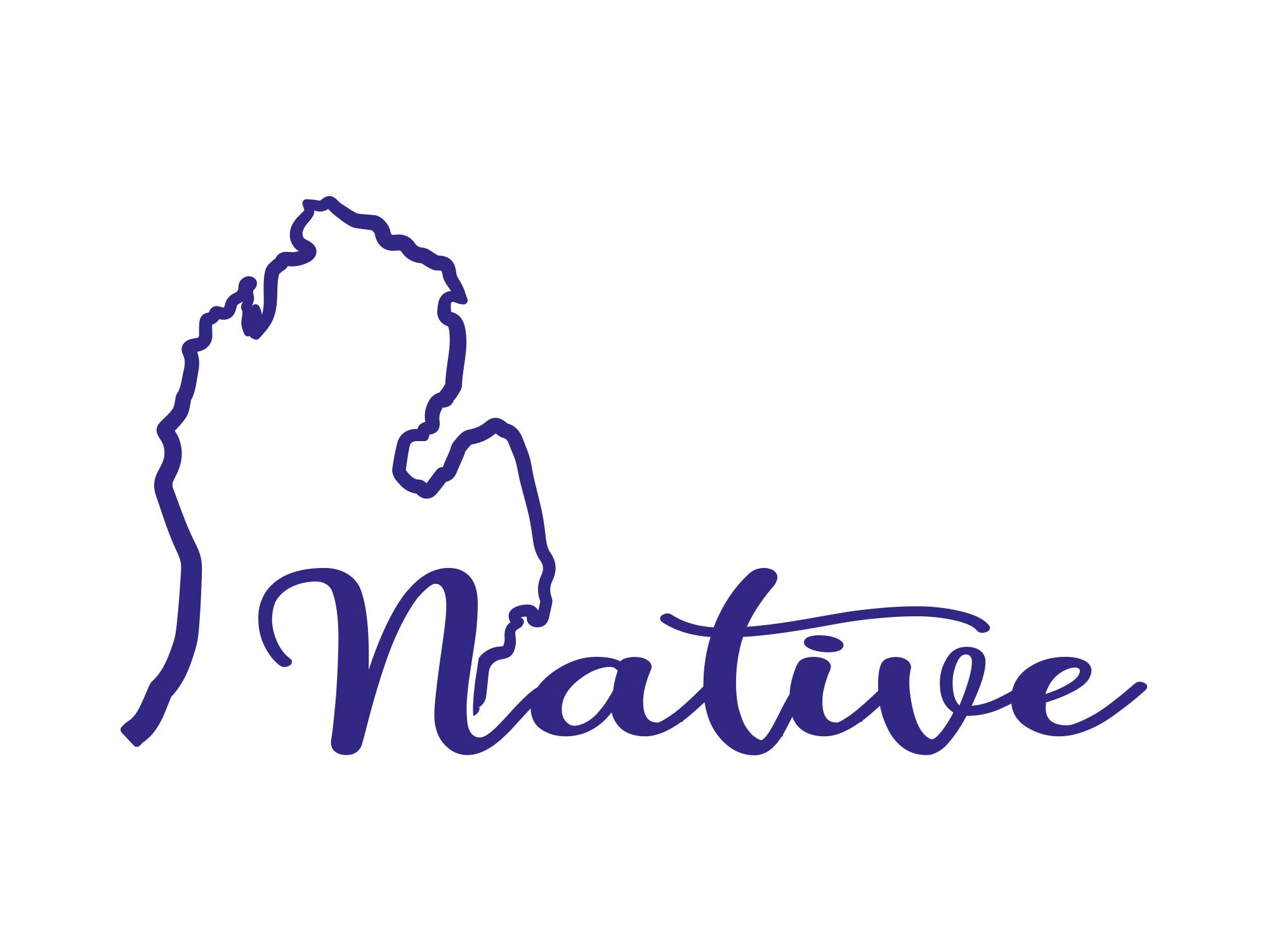 Michigan Native Decal Decal for Cars Trucks Laptops Yeti | Etsy