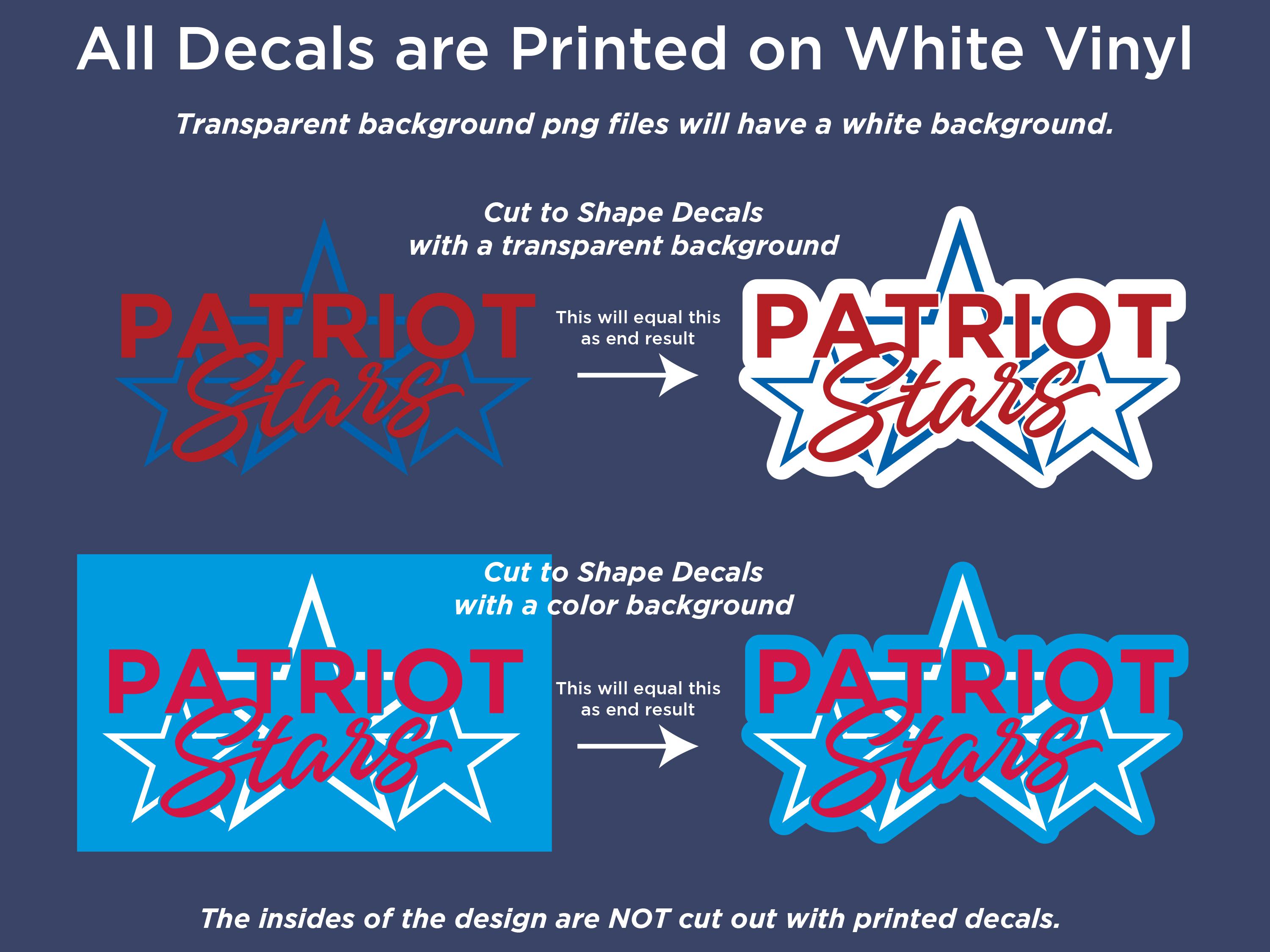 Custom Full Color Decals | Printed Vinyl Stickers | Business Stickers ...