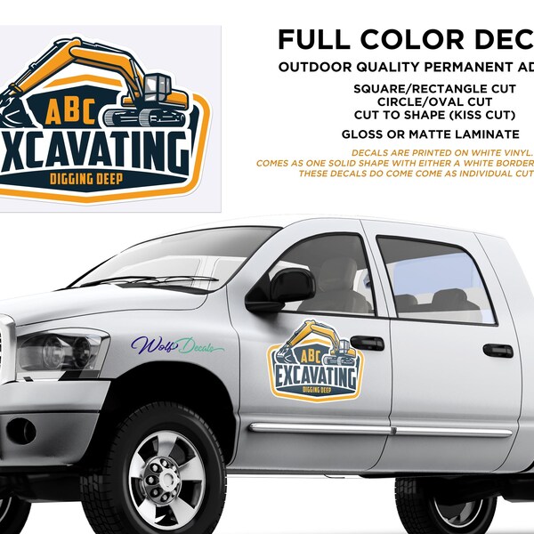 Full Color Decals - Etsy