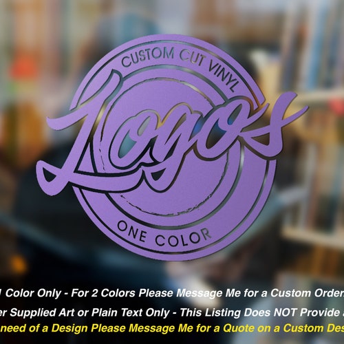 Custom Vinyl Logos and Decals - Etsy