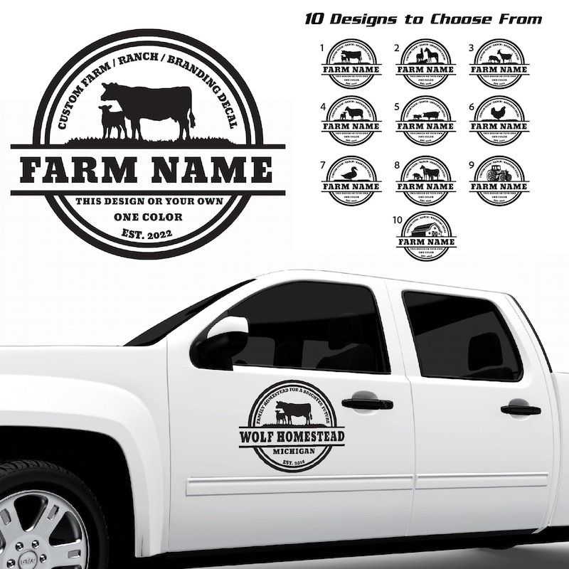 Farm Decals - Etsy