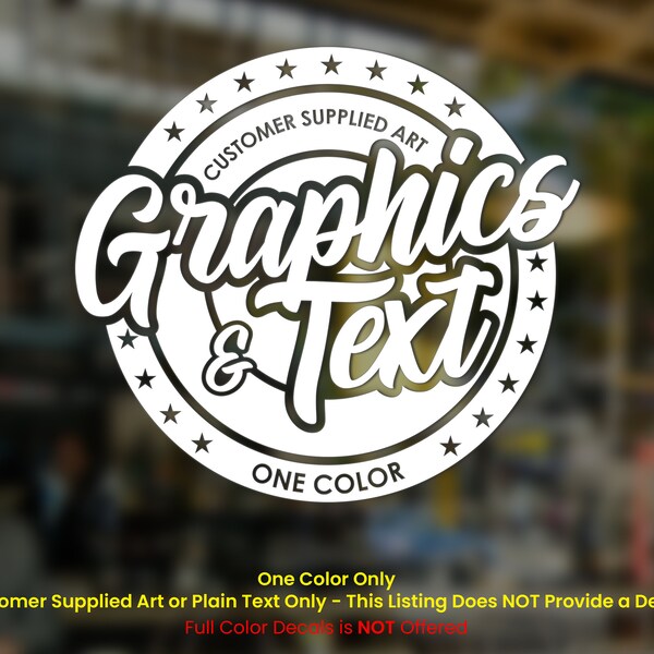 Vinyl Graphic Decal - Etsy
