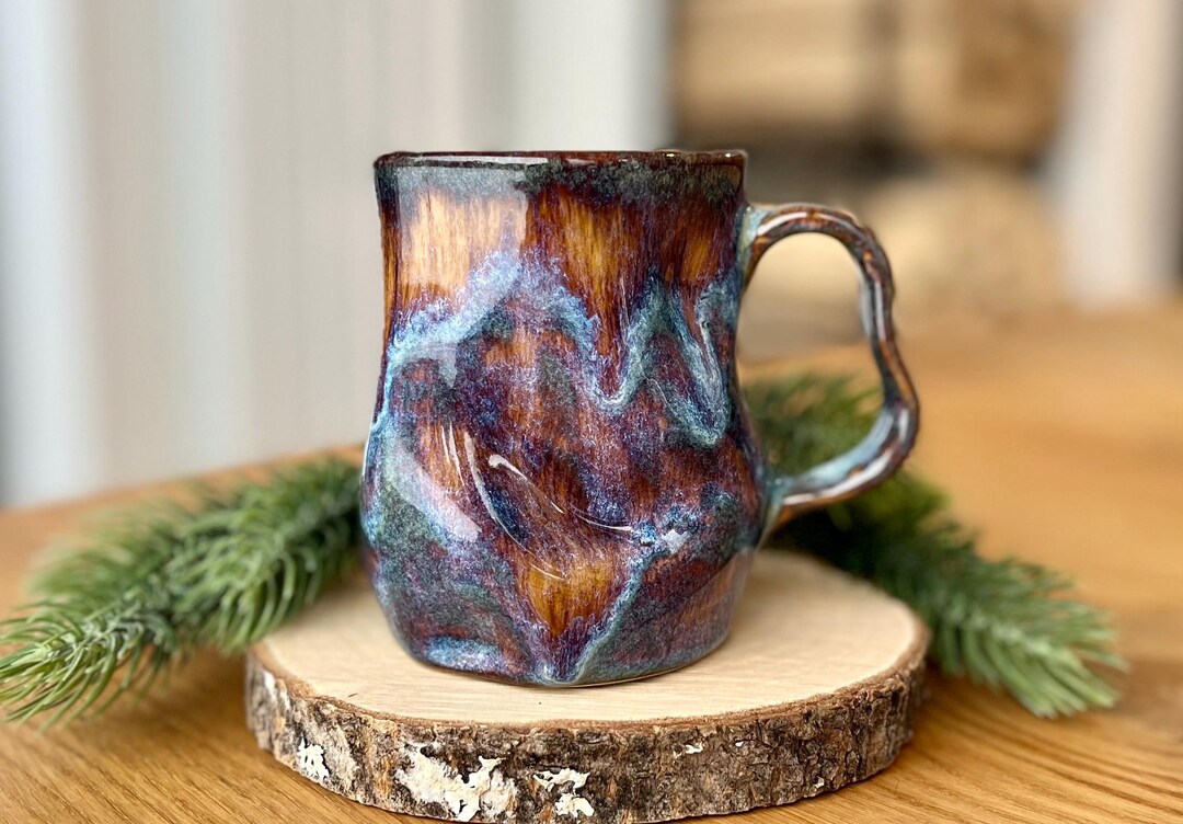 Irregular Shape Mug, Wonky Mug, With Twisting Curves, 12 Fl Oz / 350 Ml ...