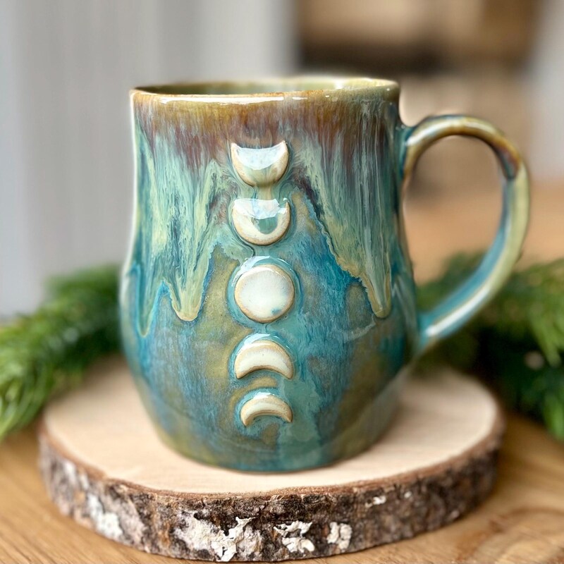 Ceramic Mug Moon - Etsy