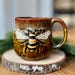 Ceramic Bee Cup Handmade, 10 Fl Oz / 300 Ml, Bumble Bee, Honeycomb ...