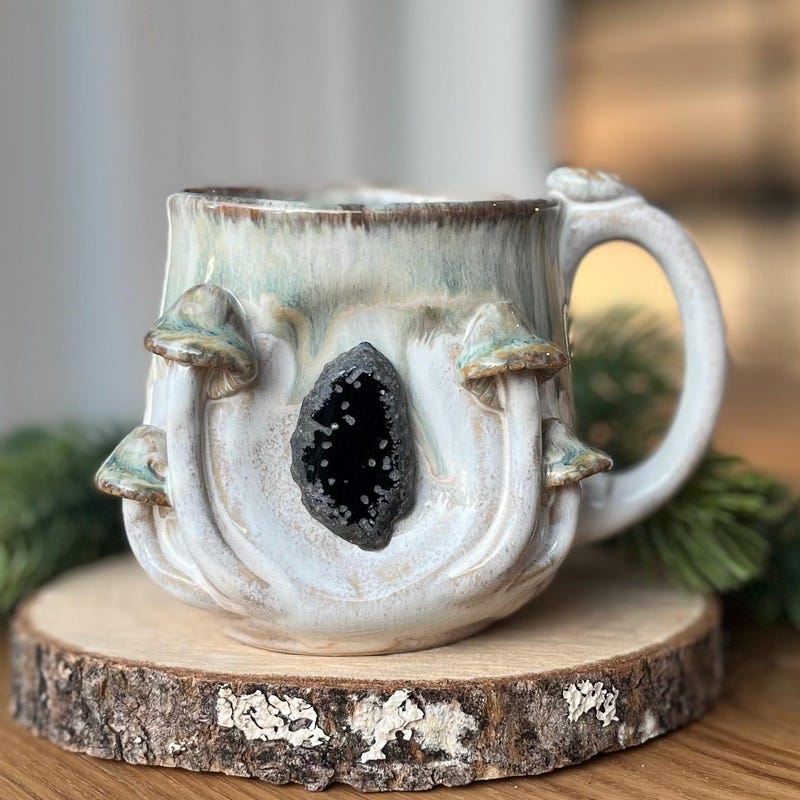 Crystal Geode Mugs - Etsy