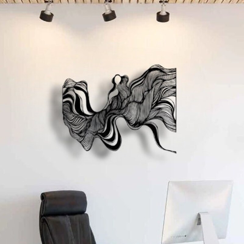 Metal Wall Art Abstract - Etsy